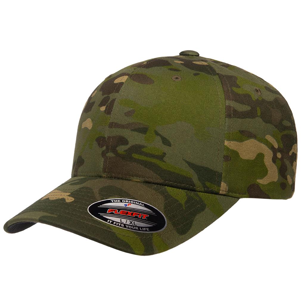 Flexfit Multicam Original Hat - Includes Free Leather Patch